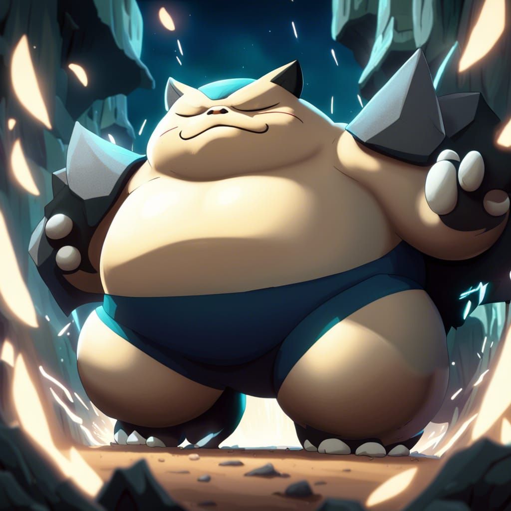 Snorlax hungry - AI Generated Artwork - NightCafe Creator