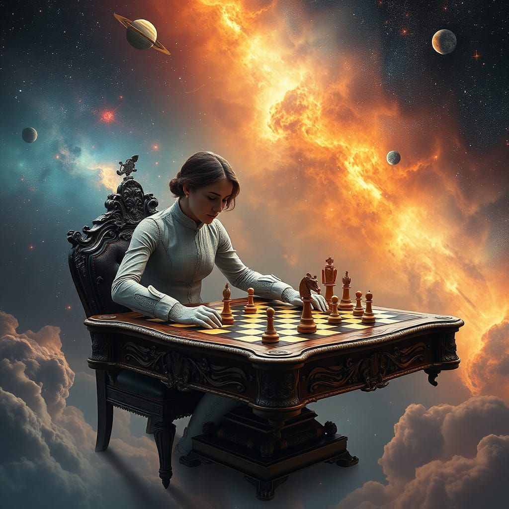 Hyper Realistic Cosmic Chess - Hyper Realistic Cosmic Chess