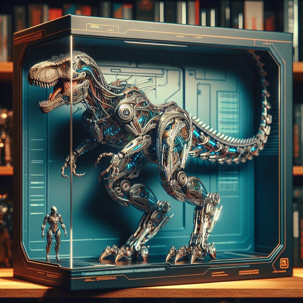 Cyber Dino Action figure - Cyber Dino Action figure