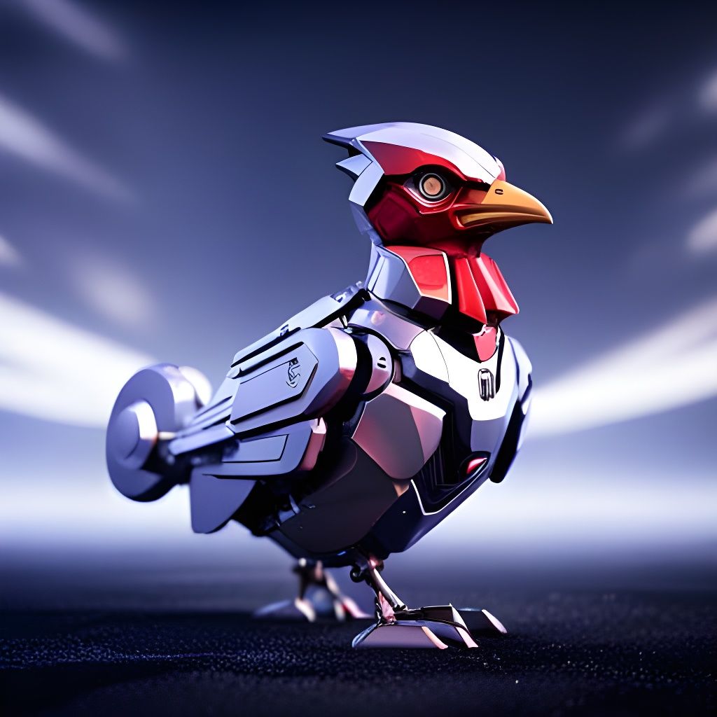 Robo Bird V2 - AI Generated Artwork - NightCafe Creator