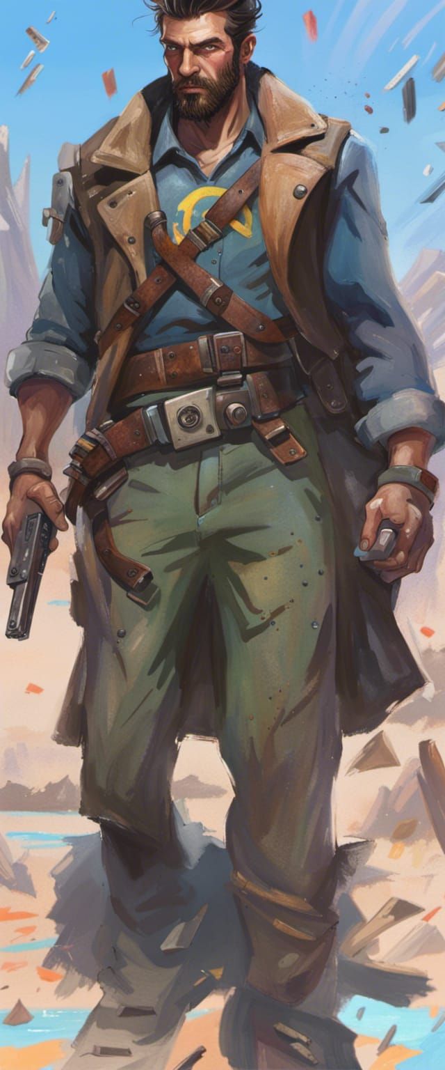 Lafayette Fallout 2d20 RPG - AI Generated Artwork - NightCafe Creator