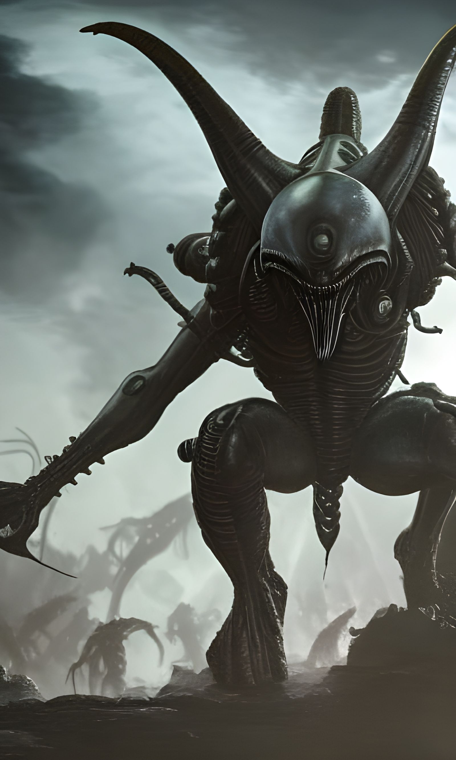 Alien Hunter - AI Generated Artwork - NightCafe Creator