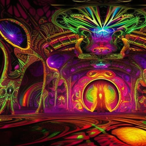 Epic Underworld Rave - AI Generated Artwork - NightCafe Creator