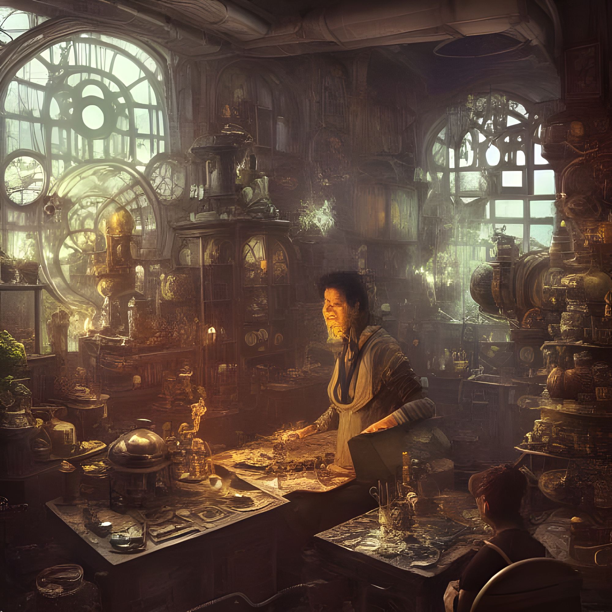 Clockwork Workshop : r/nightcafe