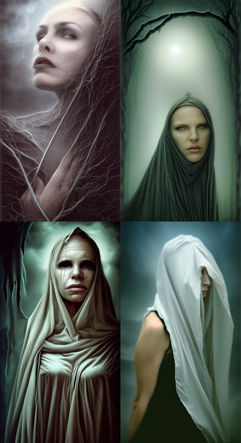 Veiled Women - AI Generated Artwork - NightCafe Creator