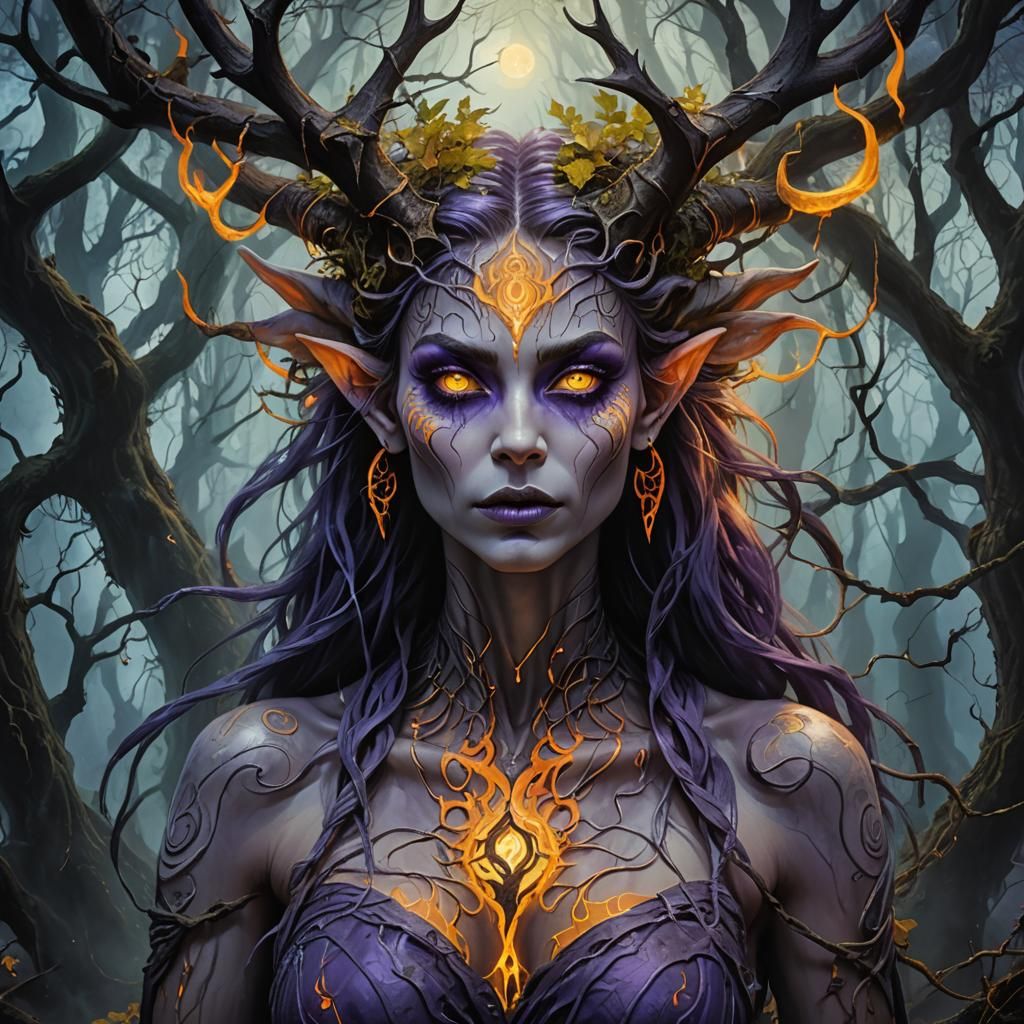 Demonic Elf - AI Generated Artwork - NightCafe Creator