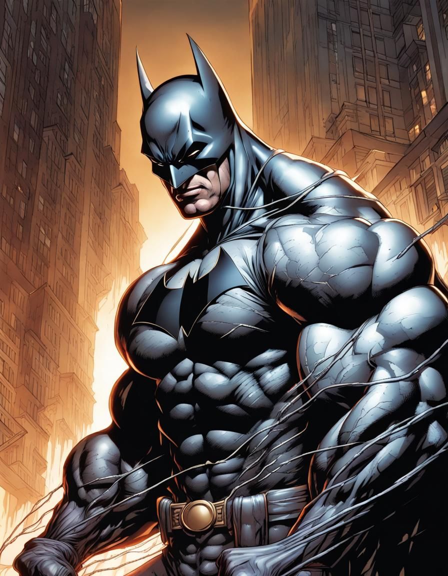 Jacked Batman - AI Generated Artwork - NightCafe Creator