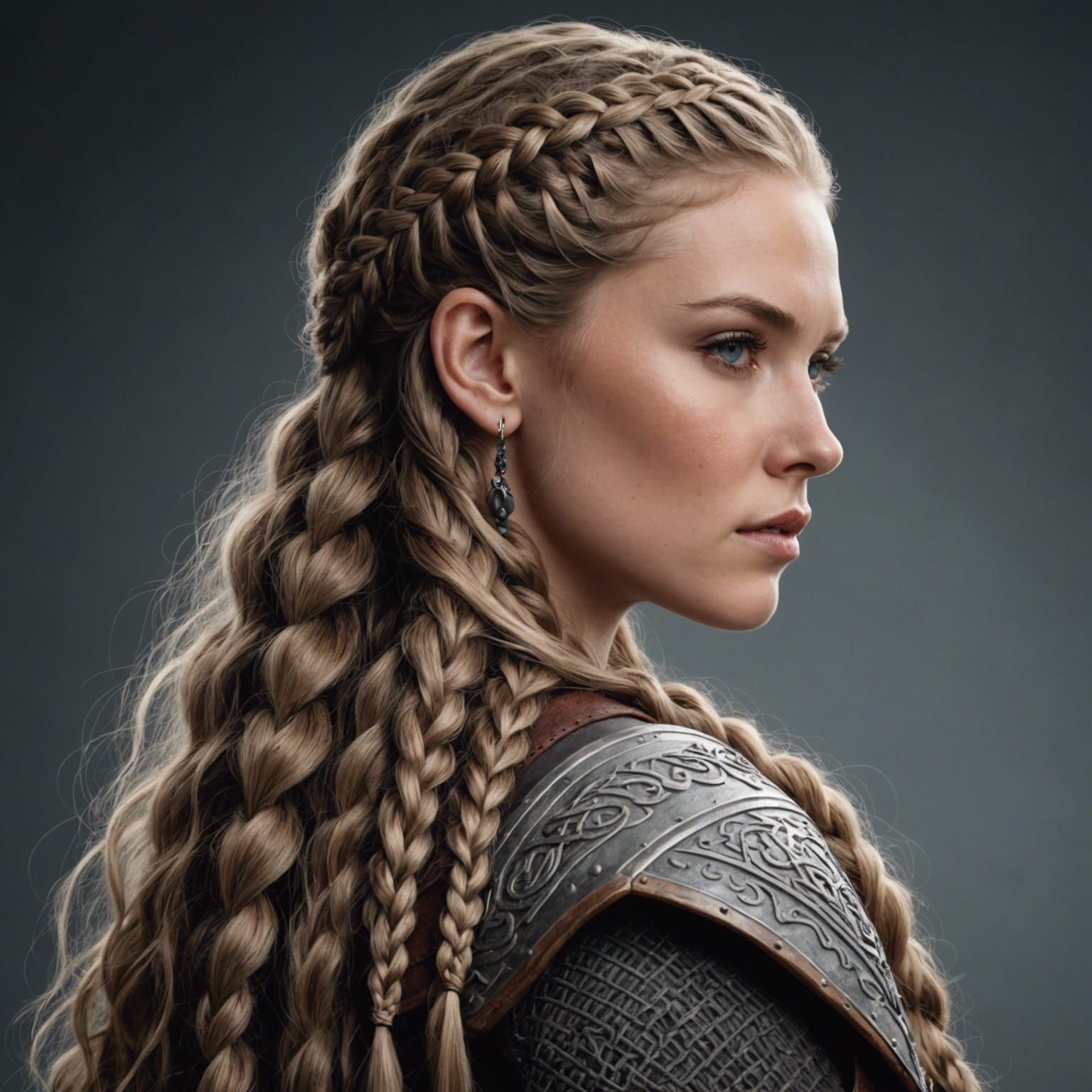 Realistic viking shield maiden - AI Generated Artwork - NightCafe Creator