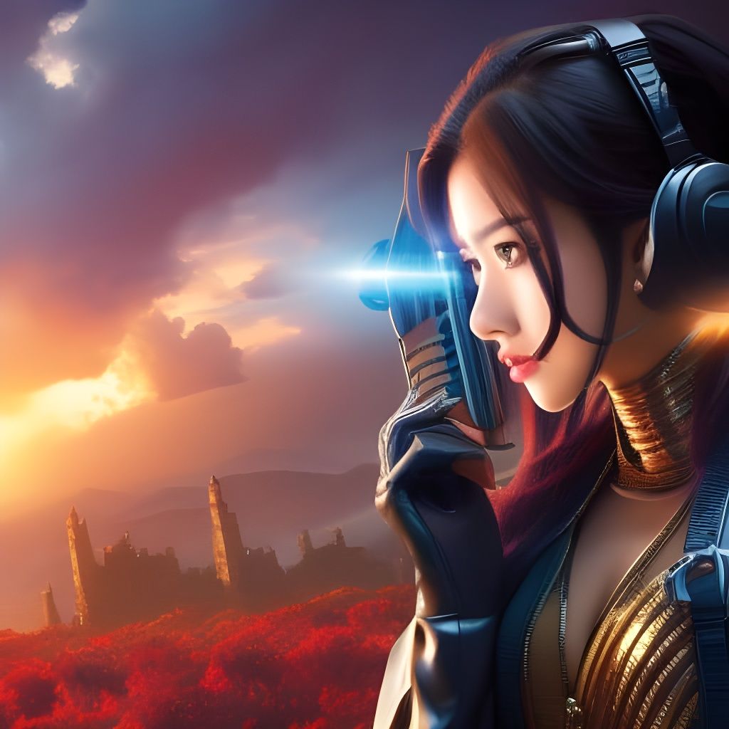 Futuristic Commander - AI Generated Artwork - NightCafe Creator