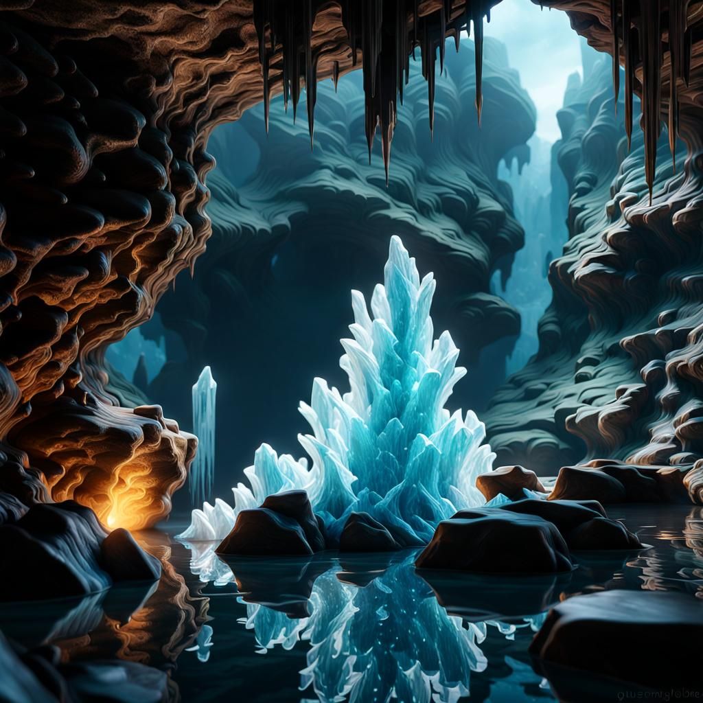 Cave - AI Generated Artwork - NightCafe Creator