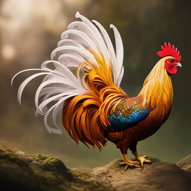 Fancy Rooster - AI Generated Artwork - NightCafe Creator