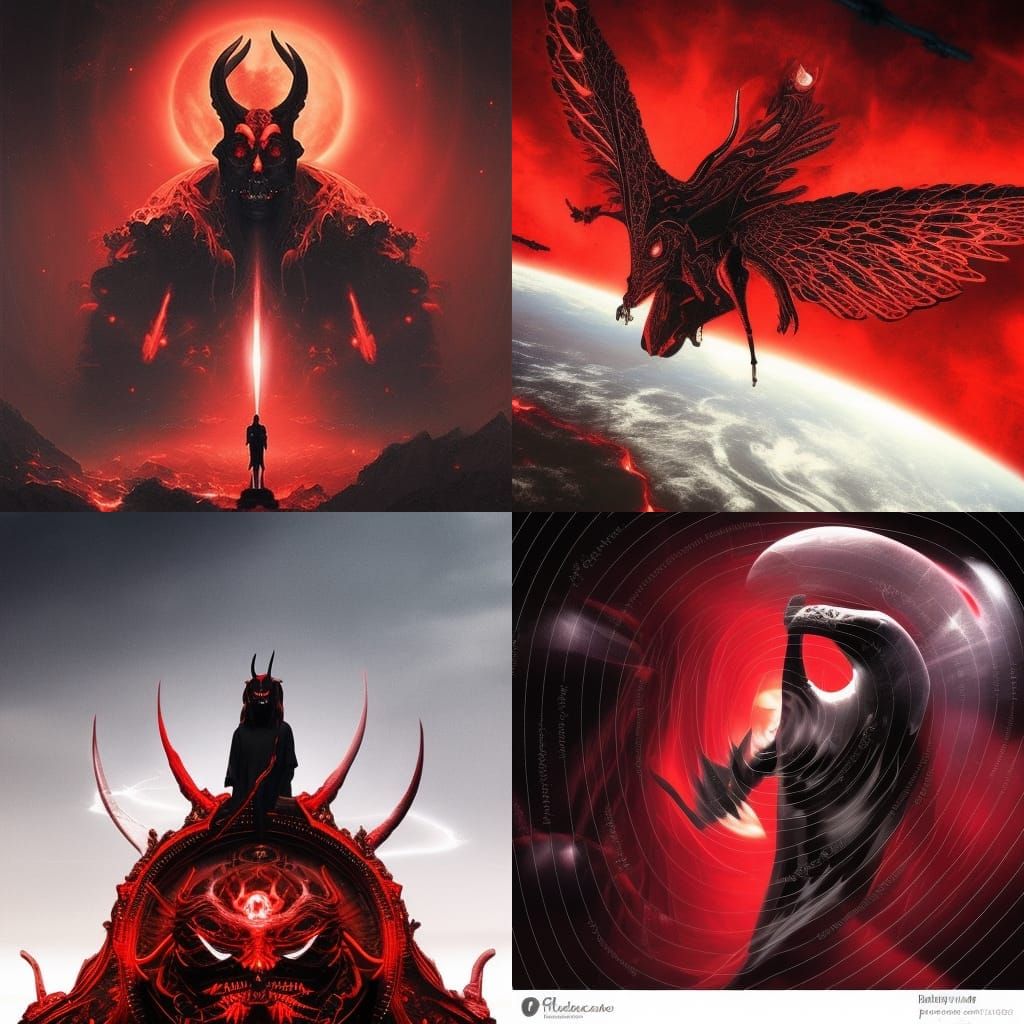 Interdimensional demon - AI Generated Artwork - NightCafe Creator