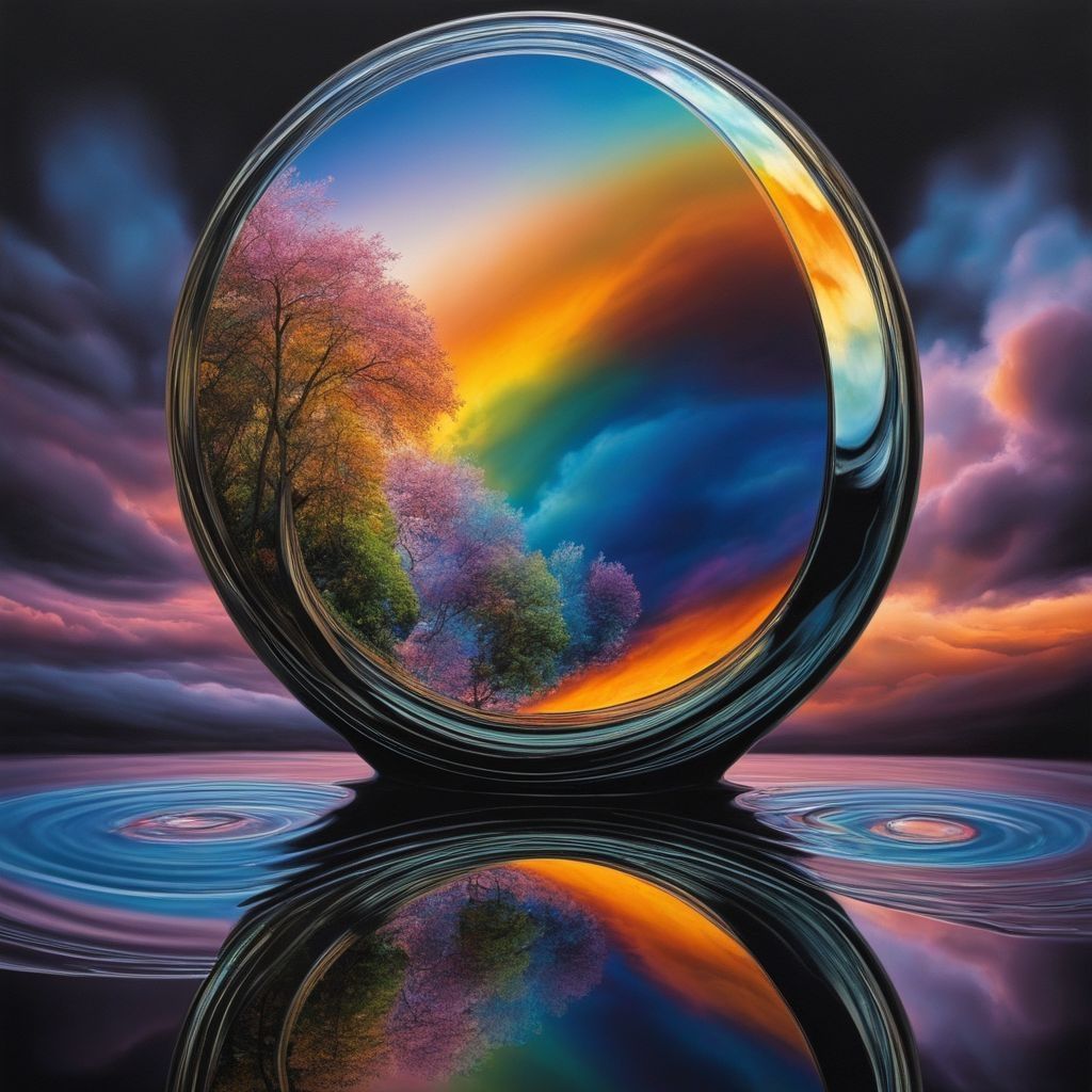 Cybernetic flowers blooming in a futuristic greenhouse