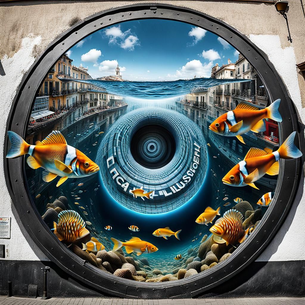 WELCOME to the world of "Optical illusion" - AI Generated Artwork ...