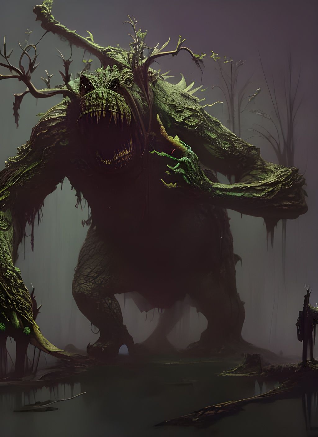 Swamp Ogre - AI Generated Artwork - NightCafe Creator