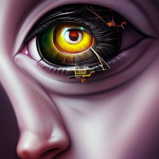 Building the Eye - AI Generated Artwork - NightCafe Creator