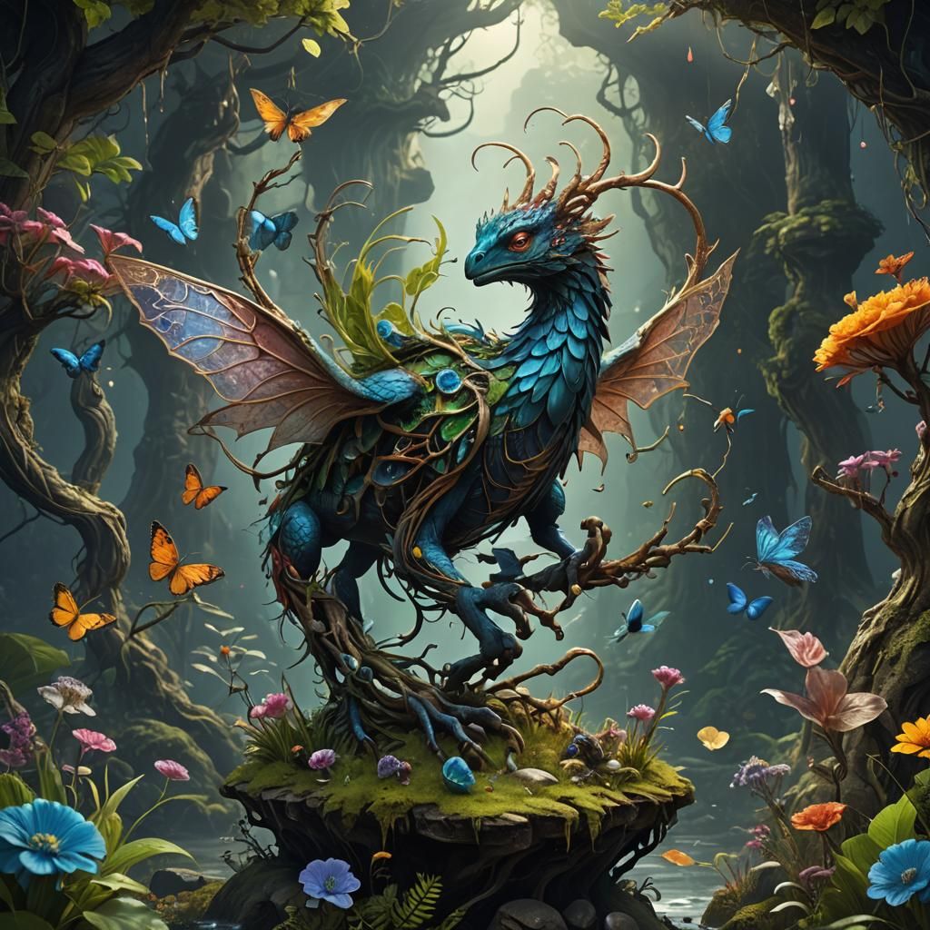 Miracle of nature birth of a hybrid delicate balance enchanted ...