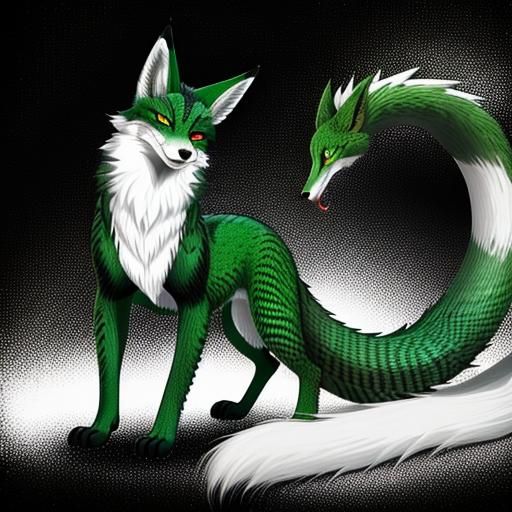 Loki the Fox and...Snake Fox Head?! - AI Generated Artwork - NightCafe ...