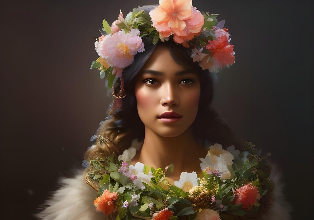 Polynesian princess - AI Generated Artwork - NightCafe Creator