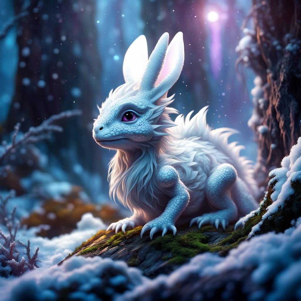 Bunny Dragon - AI Generated Artwork - NightCafe Creator