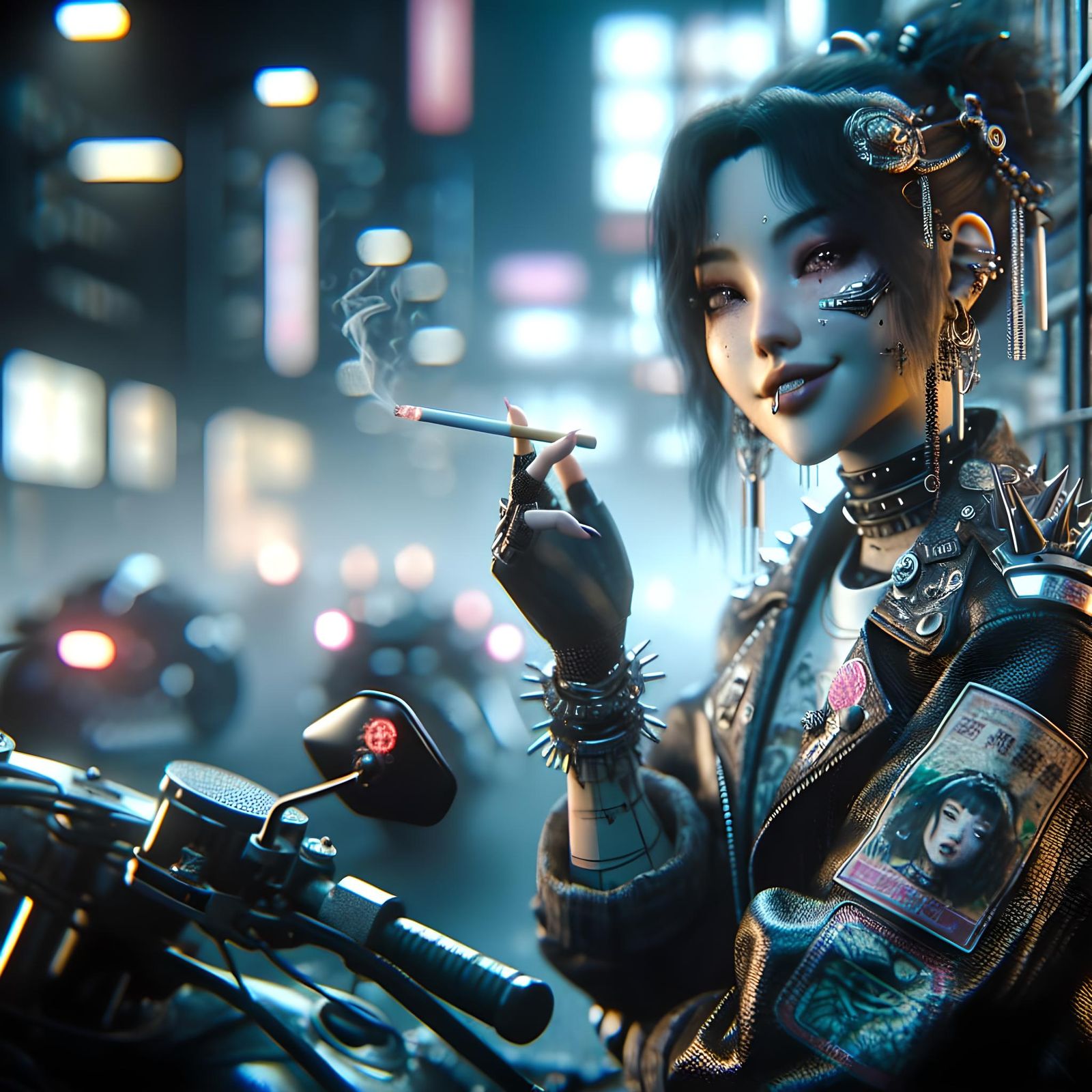 Cyberpunk 2077 :Tyger Claw Rocket queen - AI Generated Artwork ...