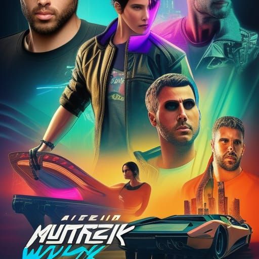 A museum full wacky inventions covered in cobwebs. cyberpunk 2099 blade ...