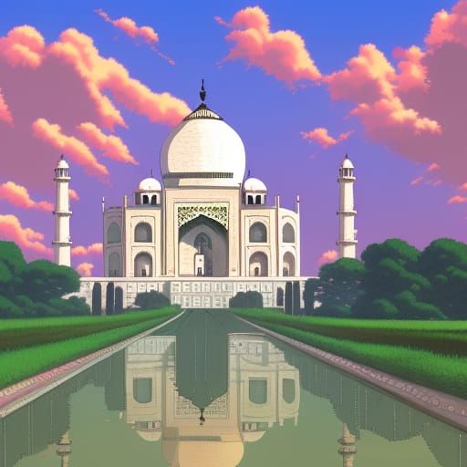 Taj Mahal - AI Generated Artwork - NightCafe Creator