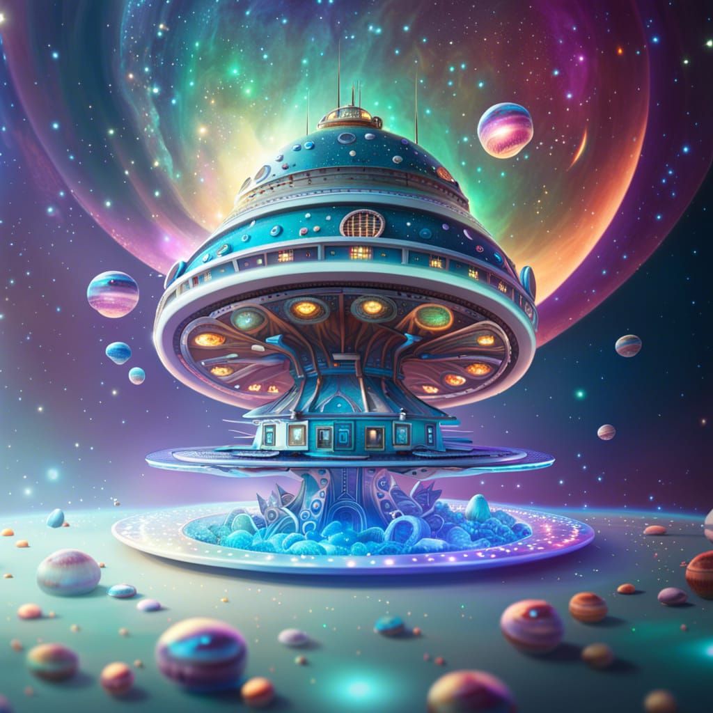 Space Cafe AI Generated Artwork NightCafe Creator space-cafe-ai-generated-artwork-nightcafe-creator