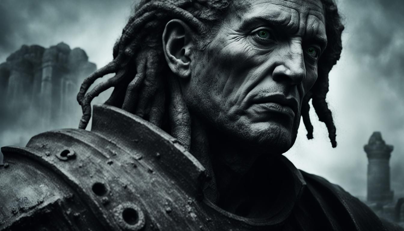 The Last of the Atlanteans Traveling Among the Ruins of His People's ...