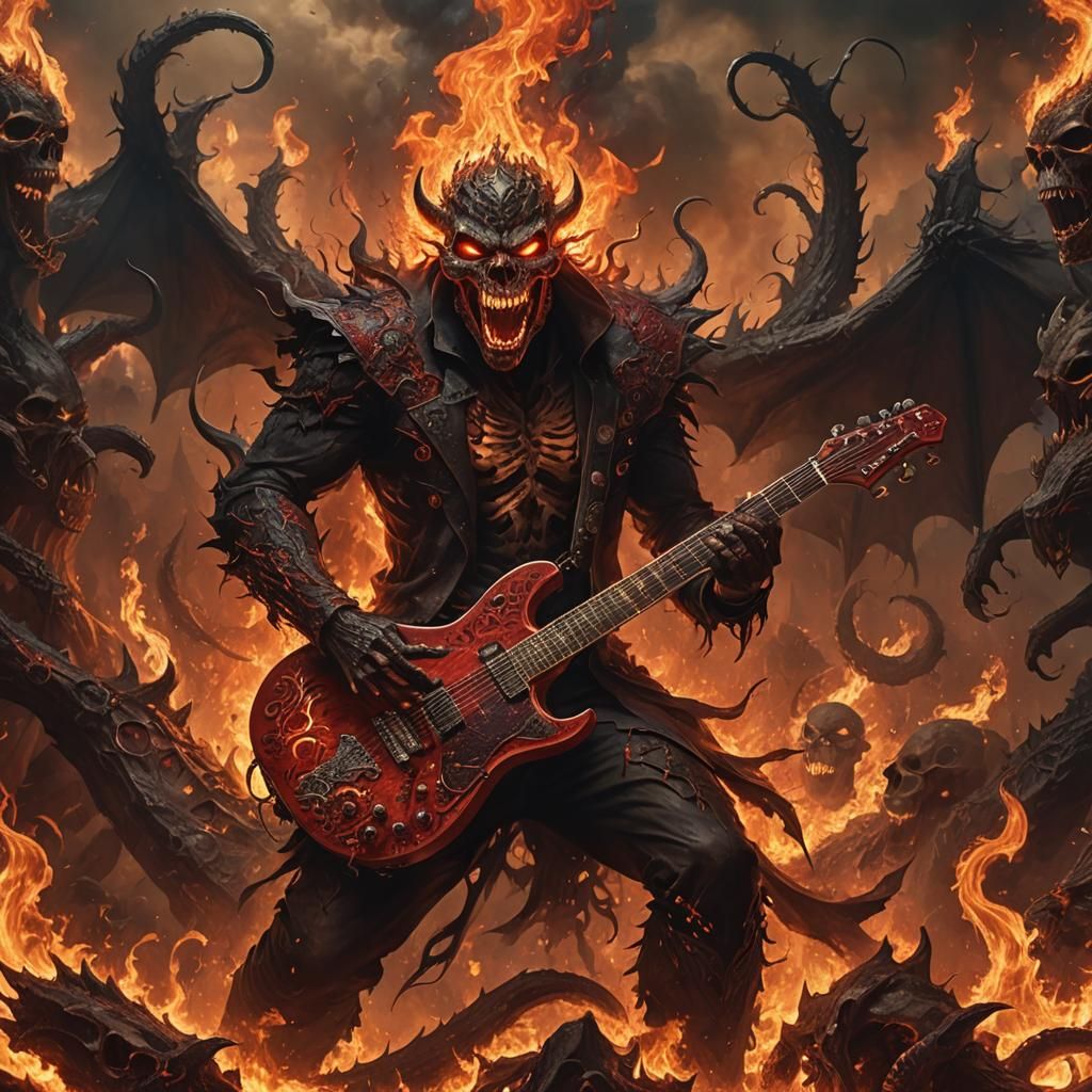 Demon Metal 3 - AI Generated Artwork - NightCafe Creator