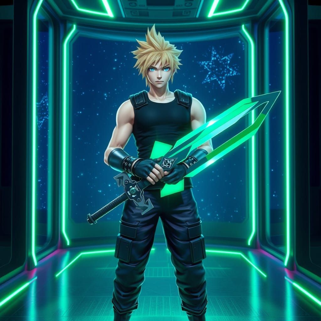 Cloud Strife - Shinra training room
