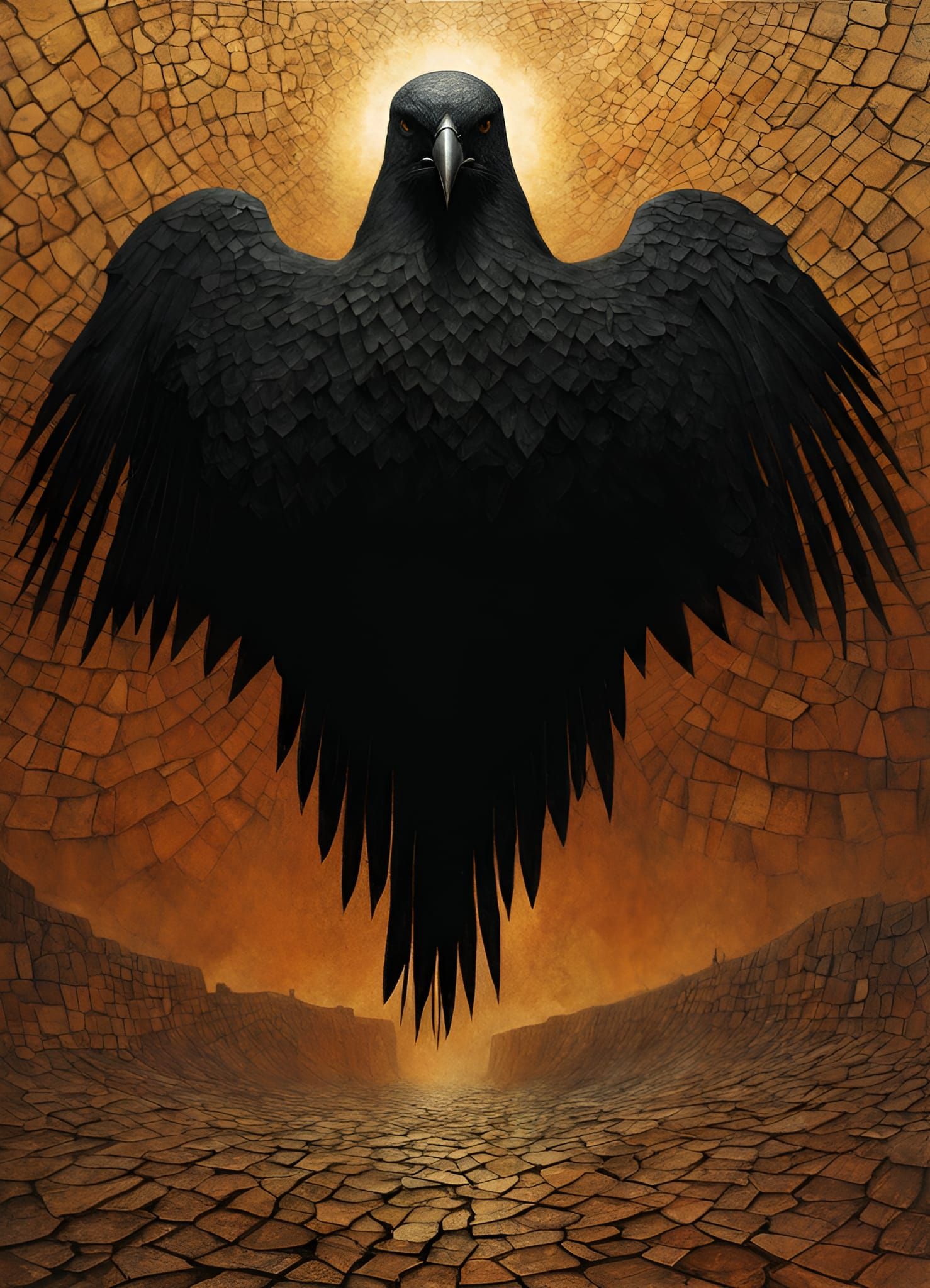 Crow world: The master - AI Generated Artwork - NightCafe Creator