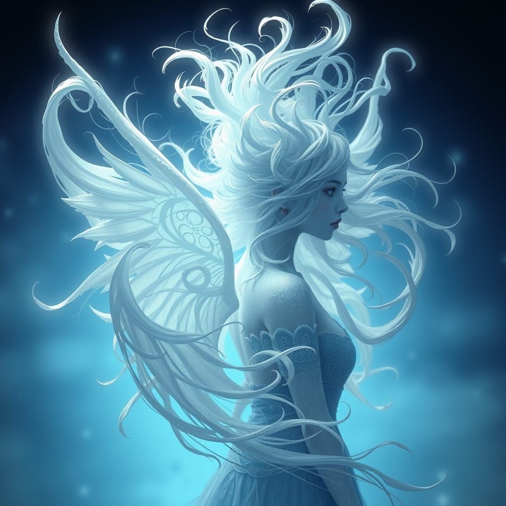Ethereal Wild Spirit Embodied in Dreamlike Realm - AI Art