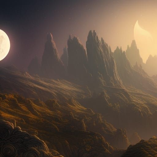 celestial moon - AI Generated Artwork - NightCafe Creator