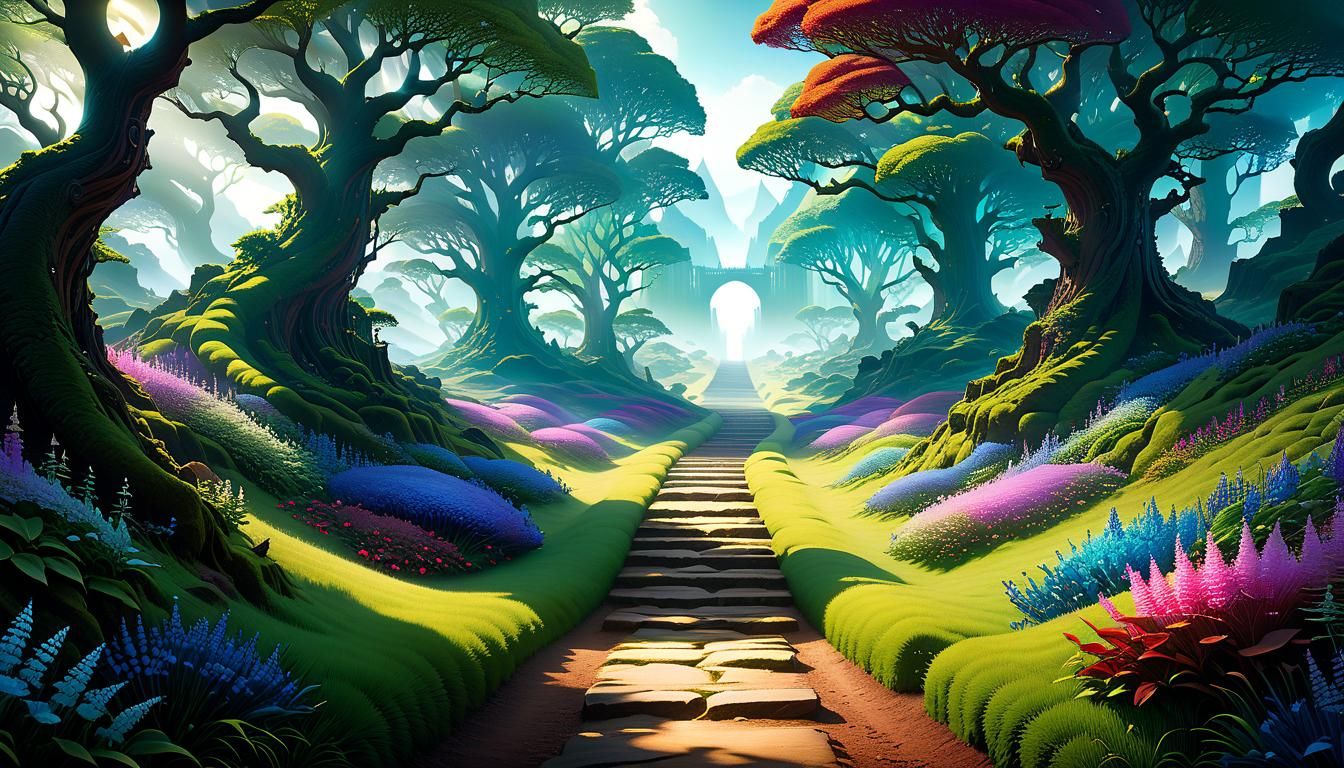 The Path - AI Generated Artwork - NightCafe Creator
