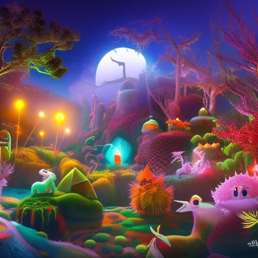 Aaahh!!! Real Monsters! Balanced Cacophony, Dada, Earthy Fairy tale ...