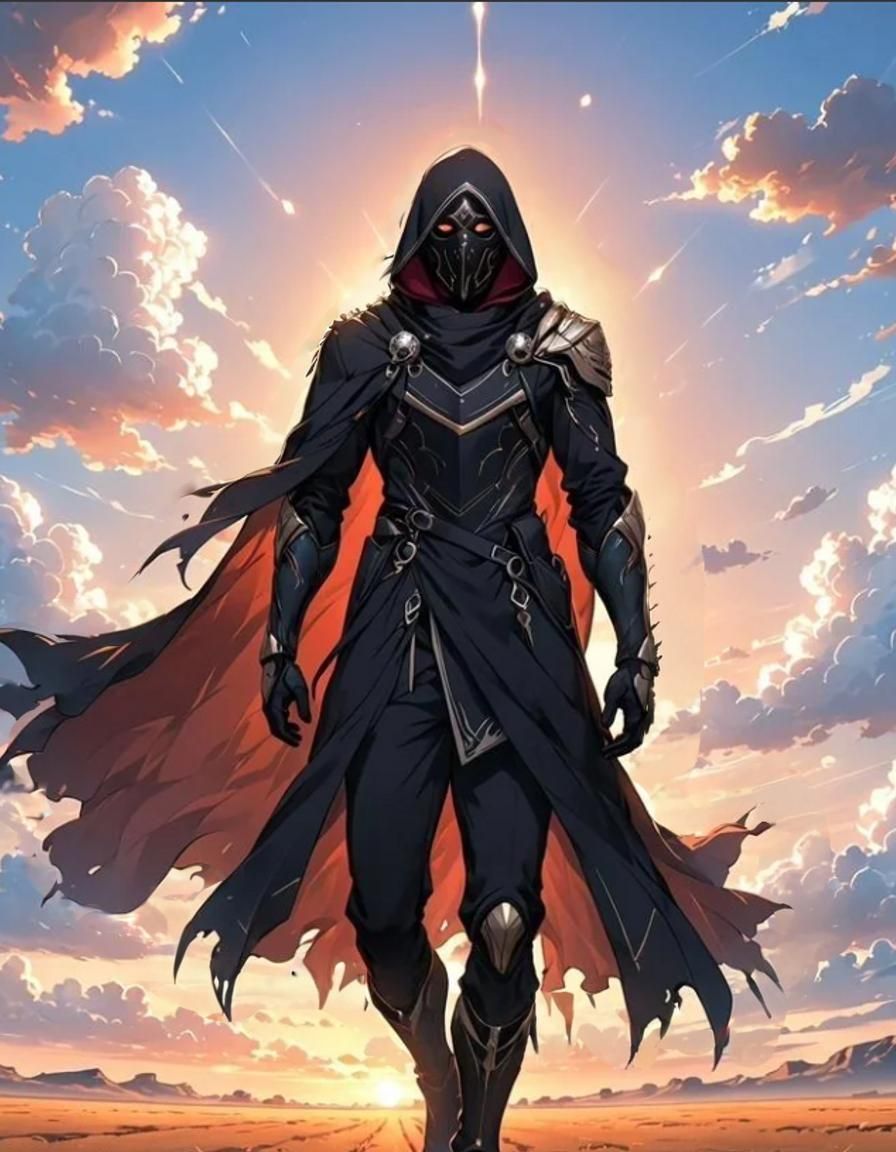 Character art for an assassin rogue