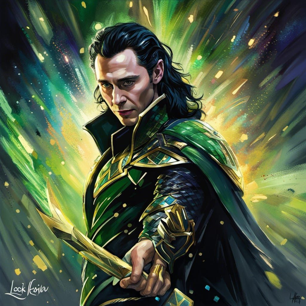 Loki of Asgard - AI Generated Artwork - NightCafe Creator