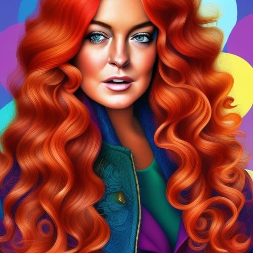 Lindsay Lohan - AI Generated Artwork - NightCafe Creator