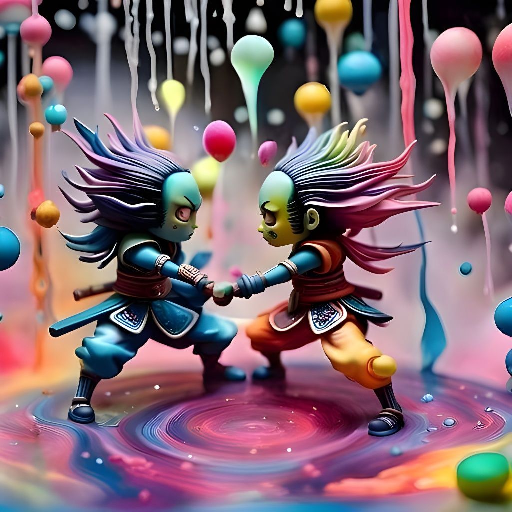 Acid Ninjas - AI Generated Artwork - NightCafe Creator