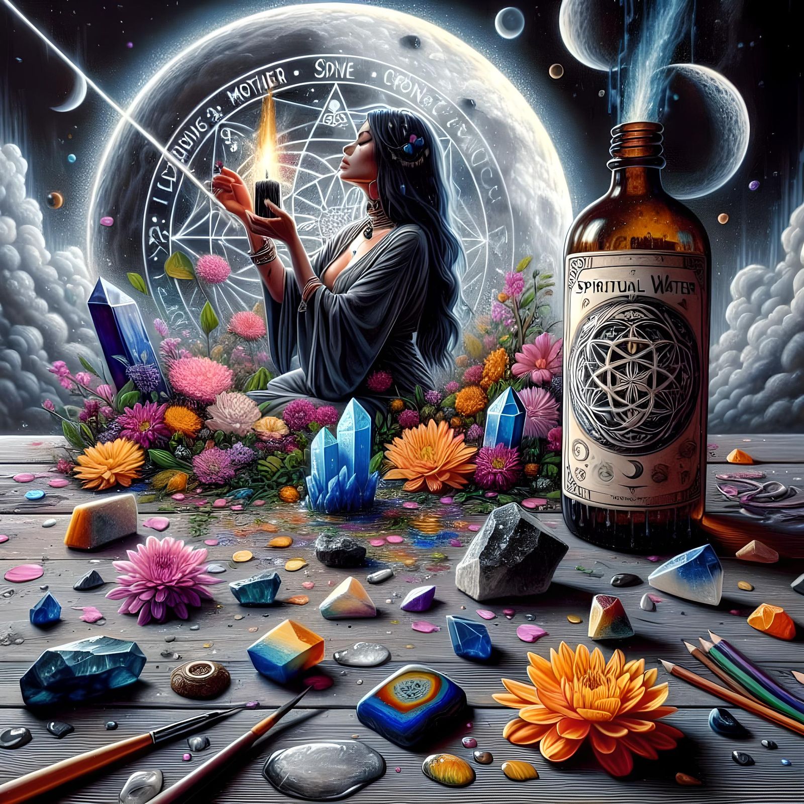 Moon magick - AI Generated Artwork - NightCafe Creator