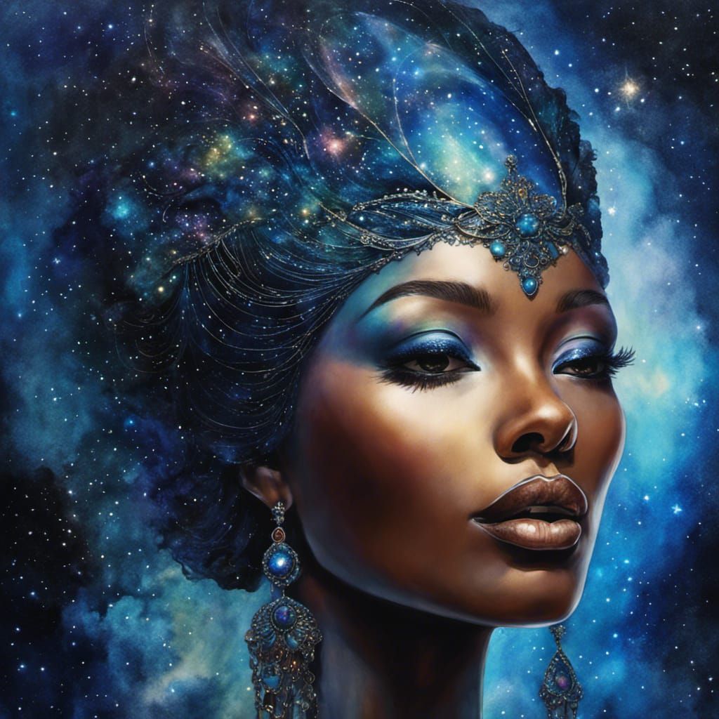 cosmic queen - AI Generated Artwork - NightCafe Creator