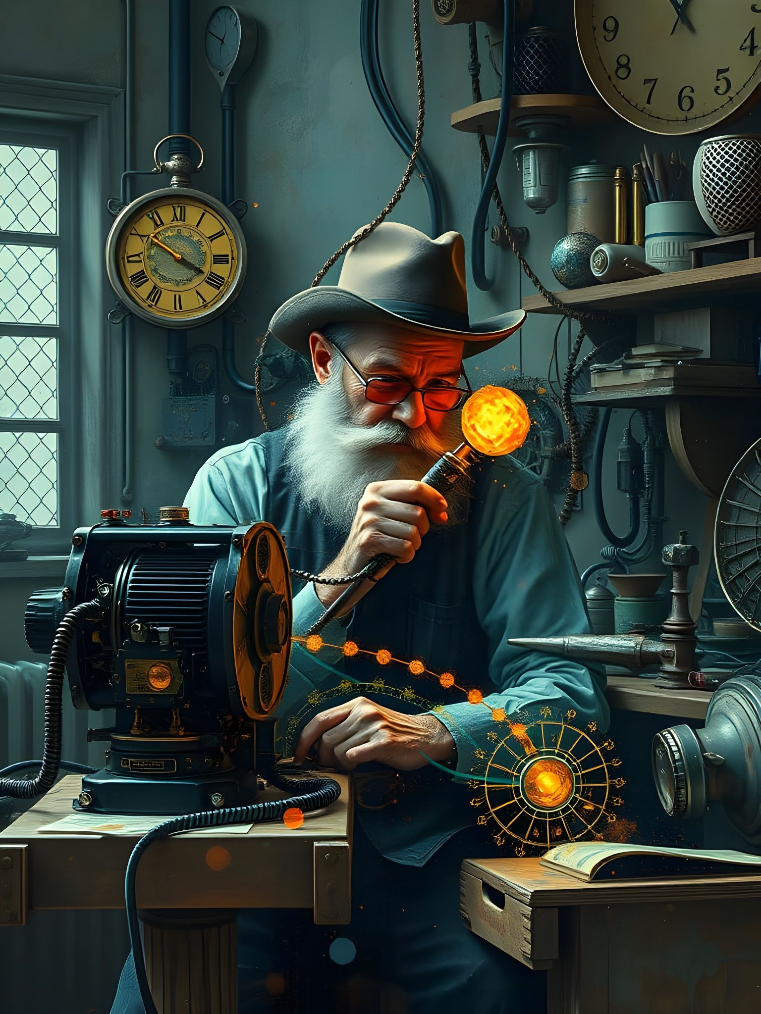 It Looks Stable... - Ethereal Inventor's Workshop in Celesti...