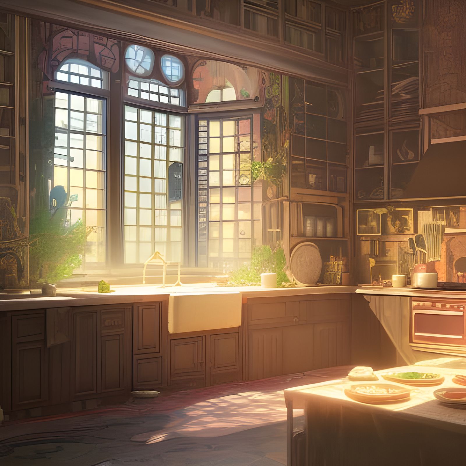 Kitchen - AI Generated Artwork - NightCafe Creator