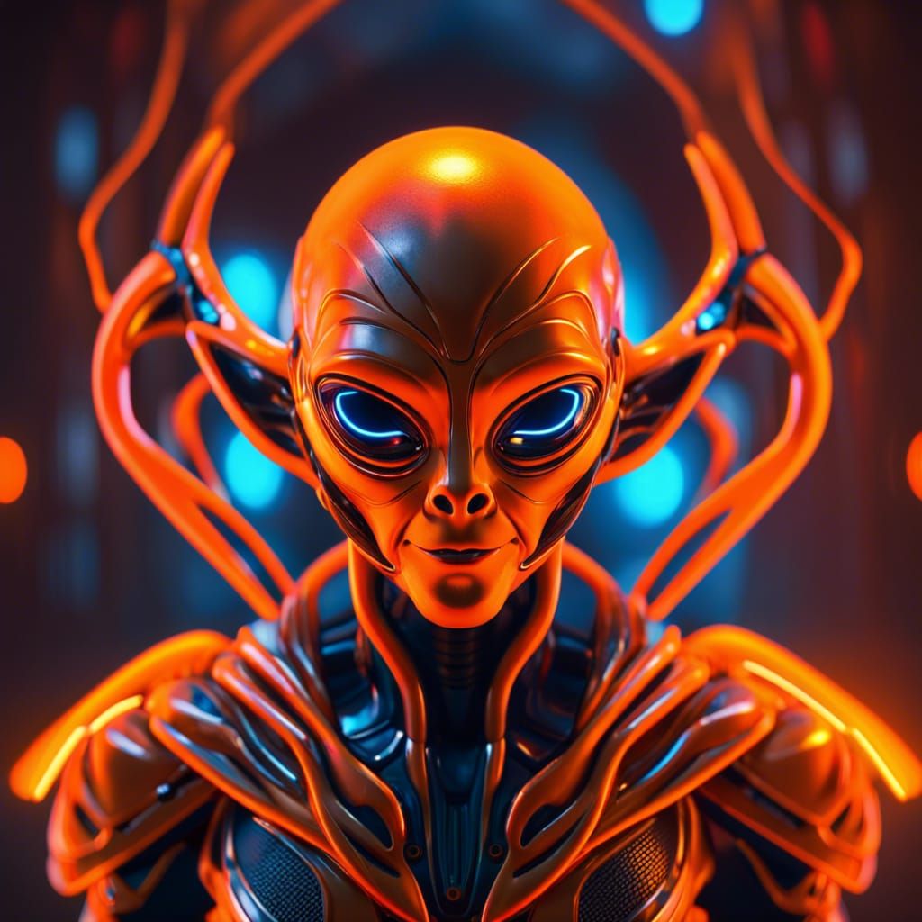 👽 ALIEN - AI Generated Artwork - NightCafe Creator