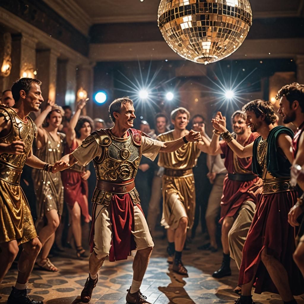 Julius Caesar Has Got Saturday Night Fever - AI Generated Artwork ...