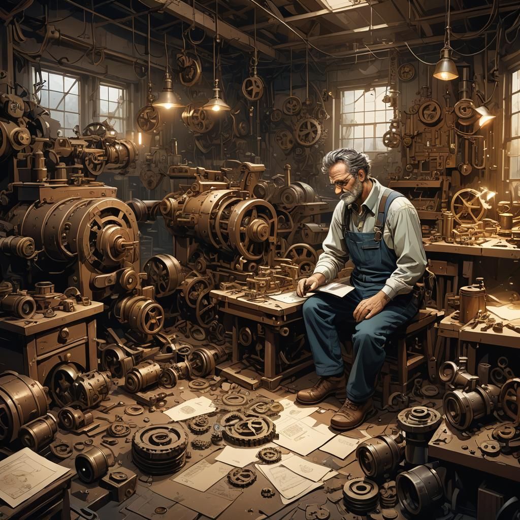 It will never work! - Frustrated Inventor in Vintage Industr...