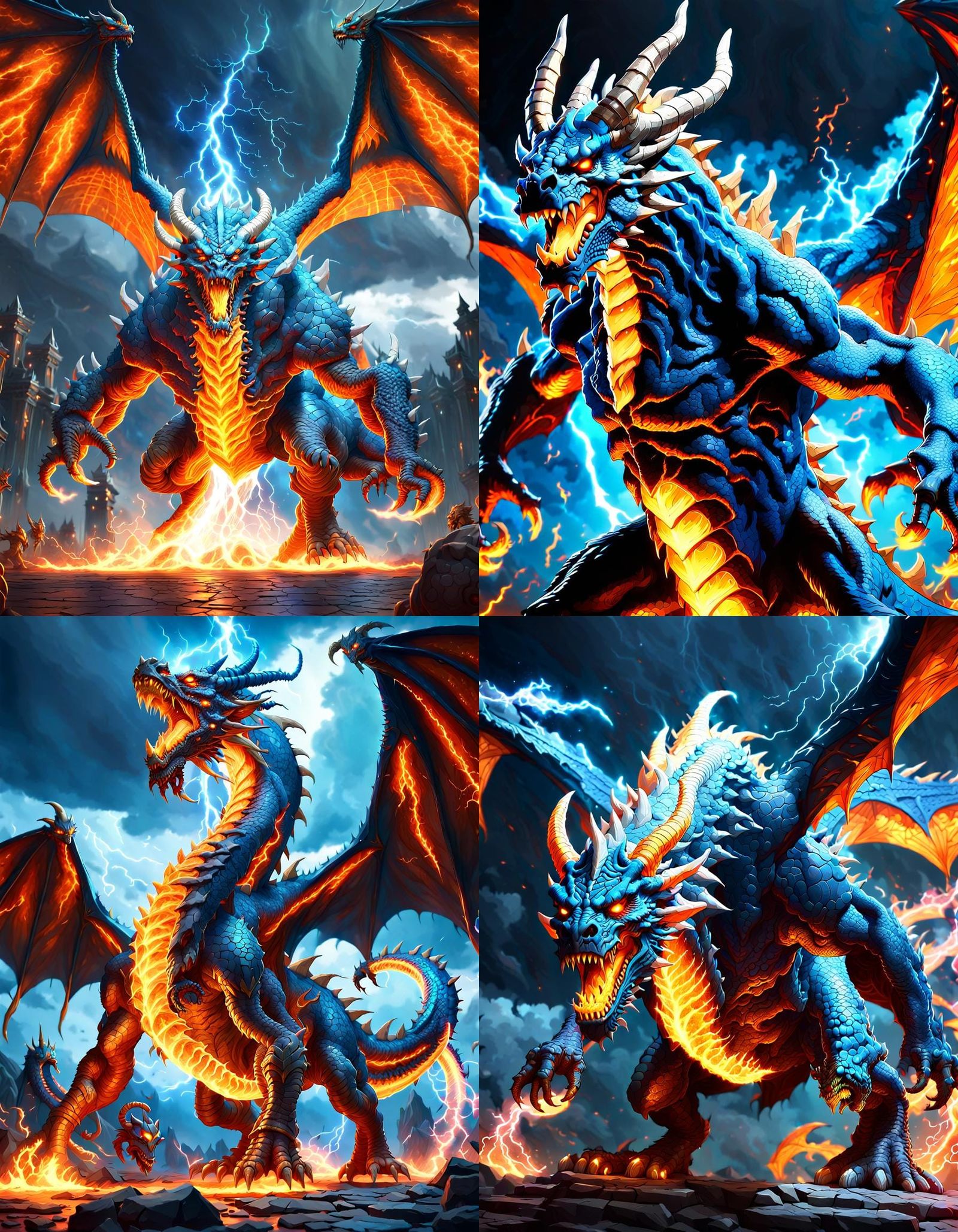 Demonic Dragon - AI Generated Artwork - NightCafe Creator