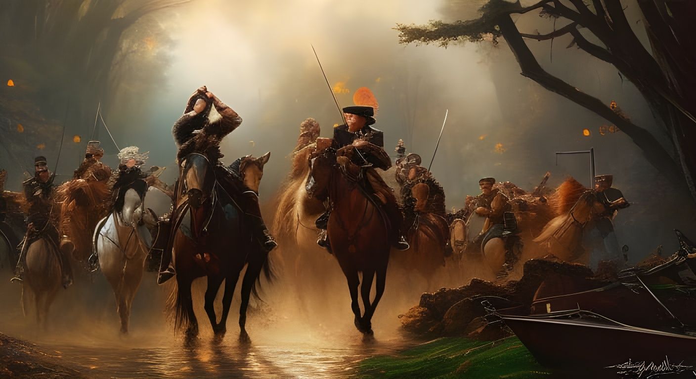 We ride at dawn - AI Generated Artwork - NightCafe Creator