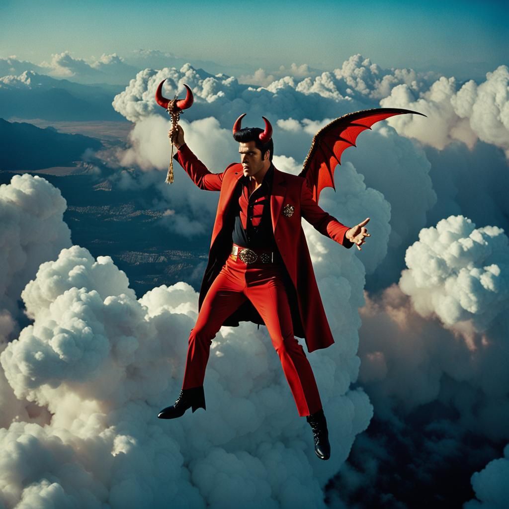 The devil in the sky - AI Generated Artwork - NightCafe Creator